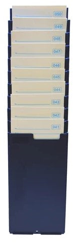 10-Slot Card Rack for AT-4500 AT-2700 time cards – Allied Time USA